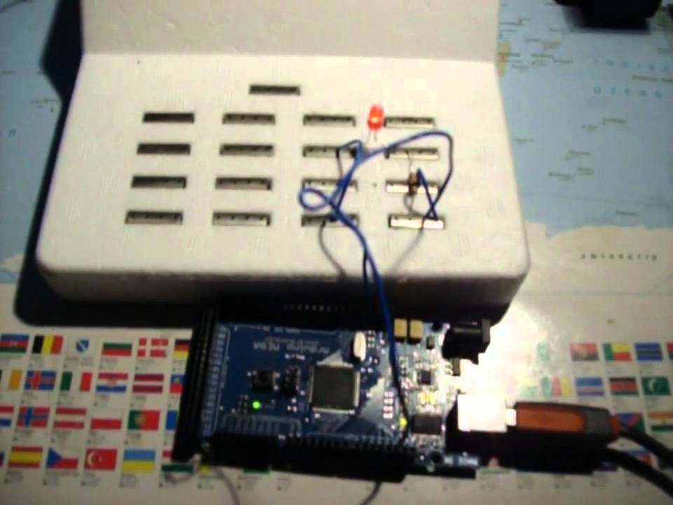Arduino Mega - LED blinkt SOS - YouTube