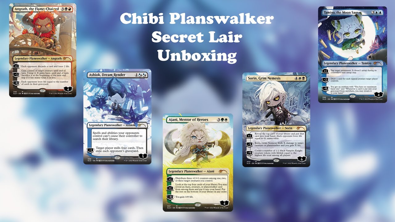 Mtg, Chibi, Secret lair unboxing. - YouTube