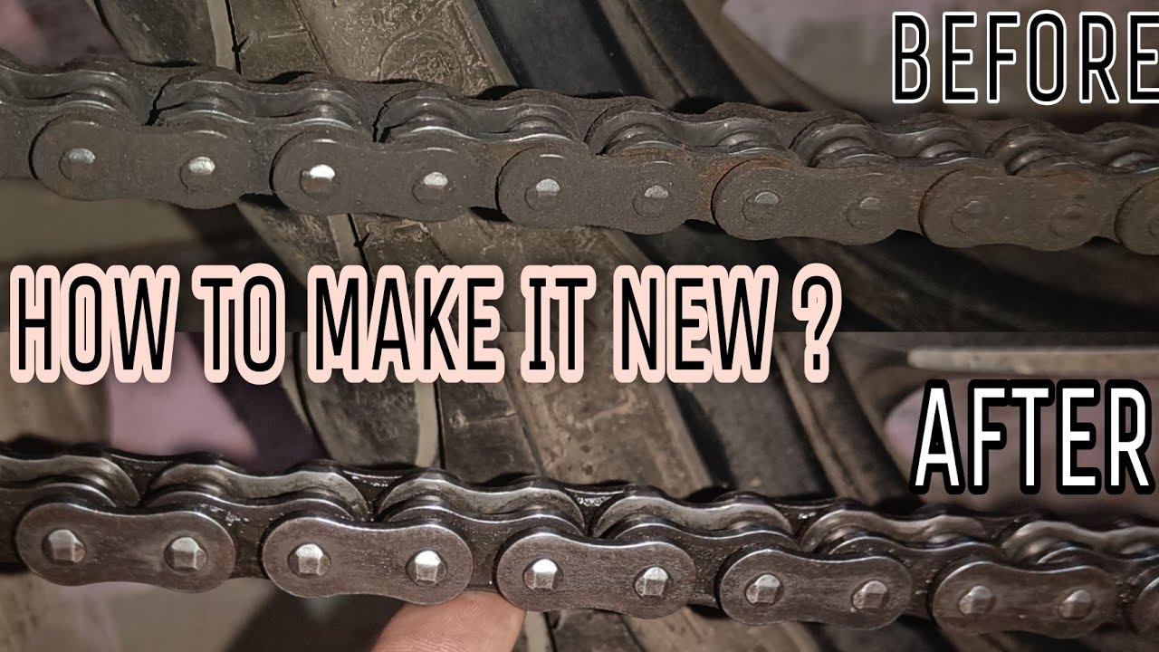Easy chain cleaning | DIY - YouTube