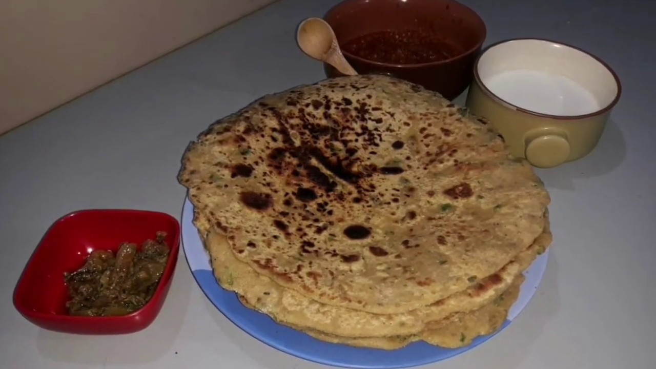 Besan Ki Roti Aur Laal Chatni| Desi Recipe|Yummy Recipe - YouTube