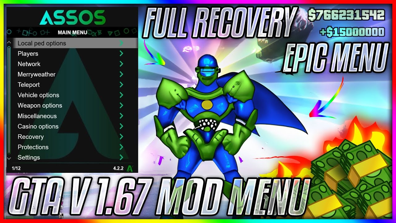 Gta V mod menu - ASSOS Premium 4.3.0 - Undetected - 01/08/2023 - YouTube
