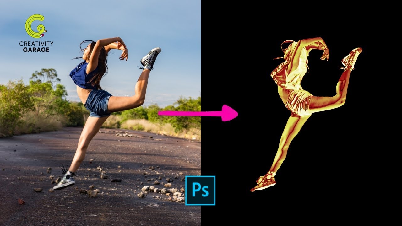 Convert an image to a Metallic color in Photoshop - YouTube