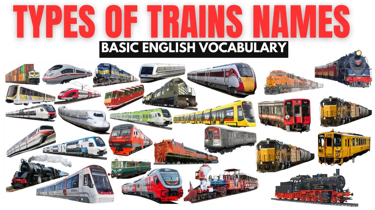30 Amazing Trains for Kids 🚆 | Names & Fun Facts | Toddlers Learning ...