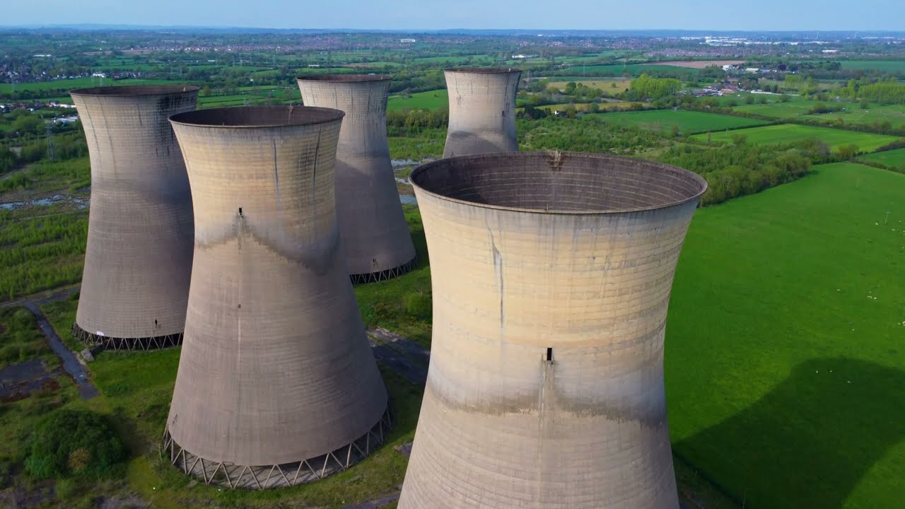 Dramatic Willington Power Station in 4K - YouTube