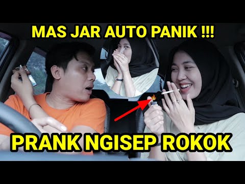 PRANK ROKOK DEPAN MAS JAR AUTO PANIK NGELARANG