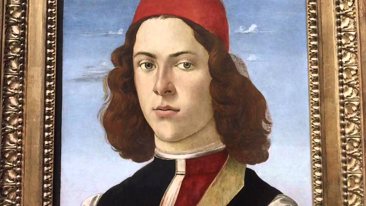 Portrait de Jeune Homme 1475-1480 Sandro Botticelli 1445-1510 Louvre ...