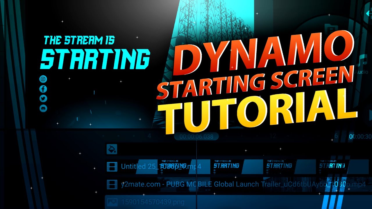 How To Make Dynamo Starting Screen New Overlay | Easy Tutorial On ...