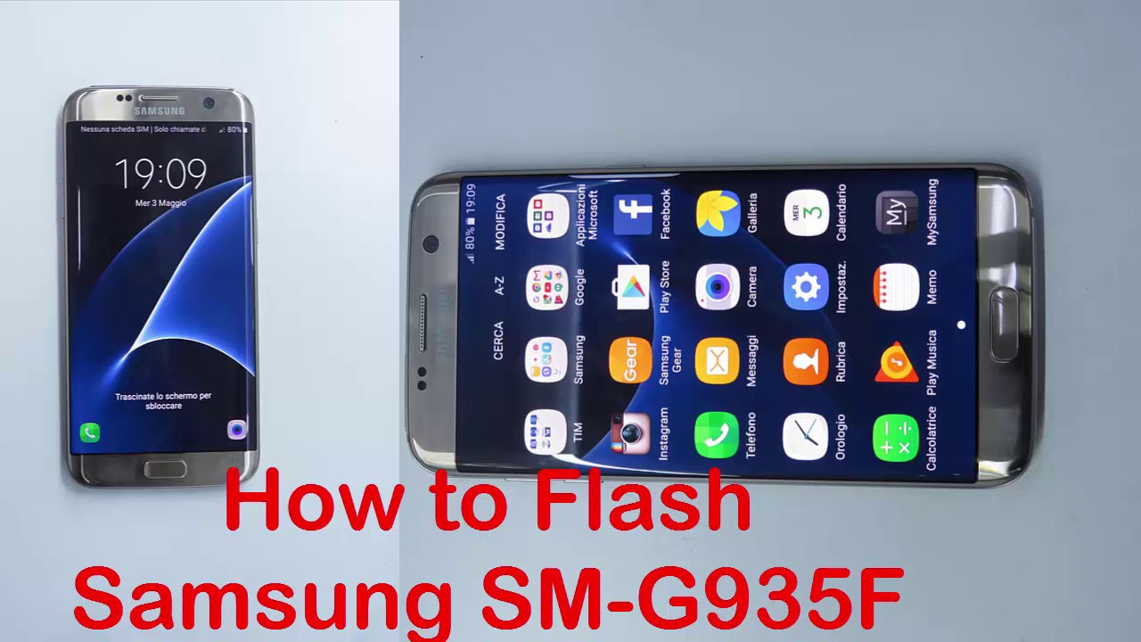 How to flash Samsung SM-G935F - YouTube