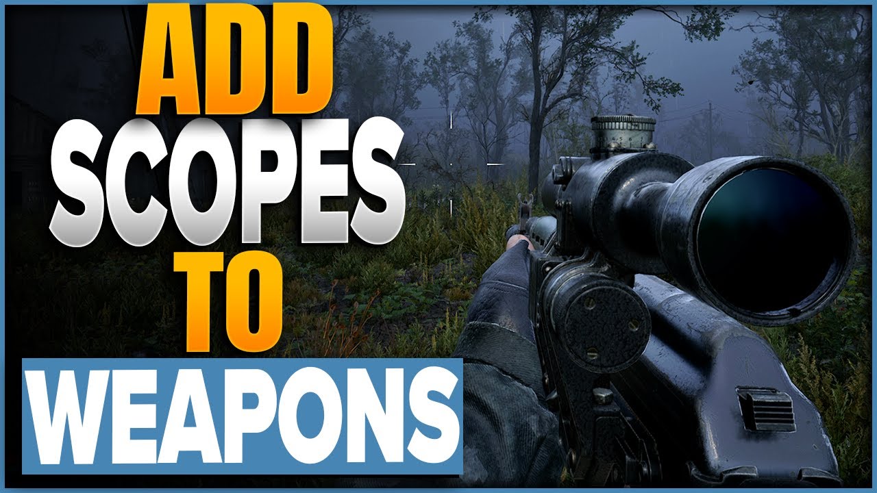 How To Add Scopes To Guns In Stalker 2 - YouTube