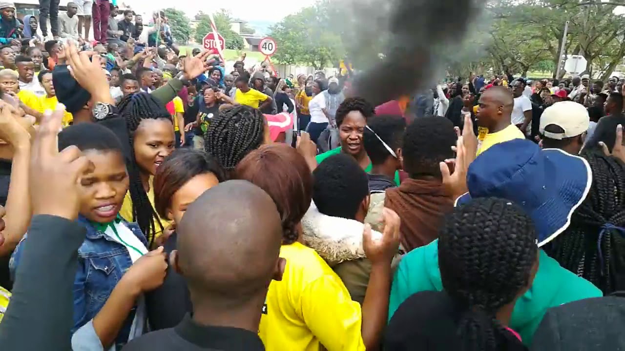 DUT Midlands strike led by SASCO DUT PMB Branch April 2018 - YouTube
