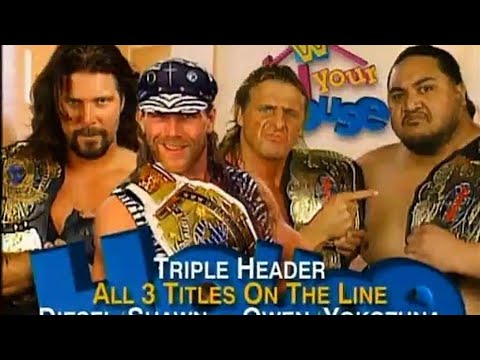 wwf in your house 3 triple header 1995 review - YouTube