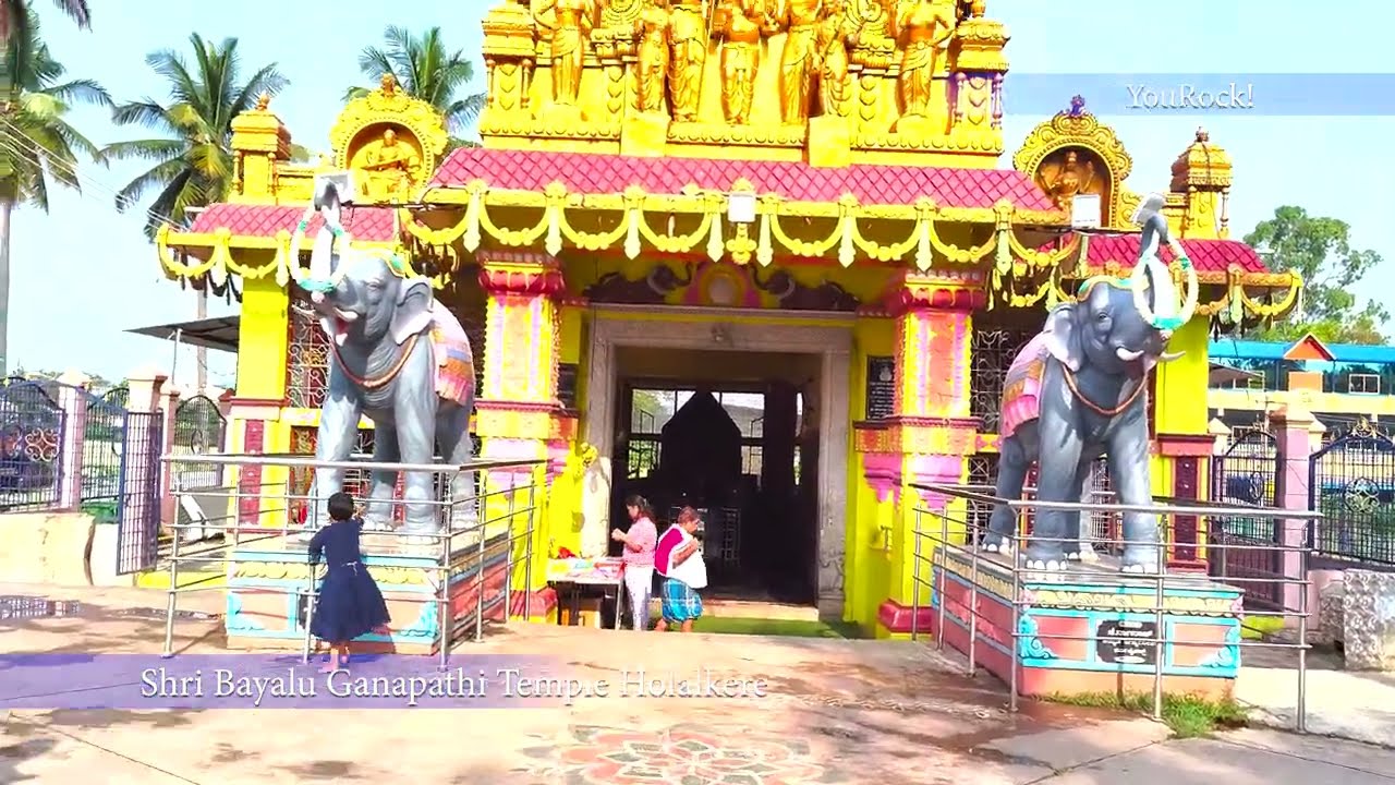 Shri Bayalu Ganapathi Temple ! Hindu temple in Holalkere, Karnataka ...