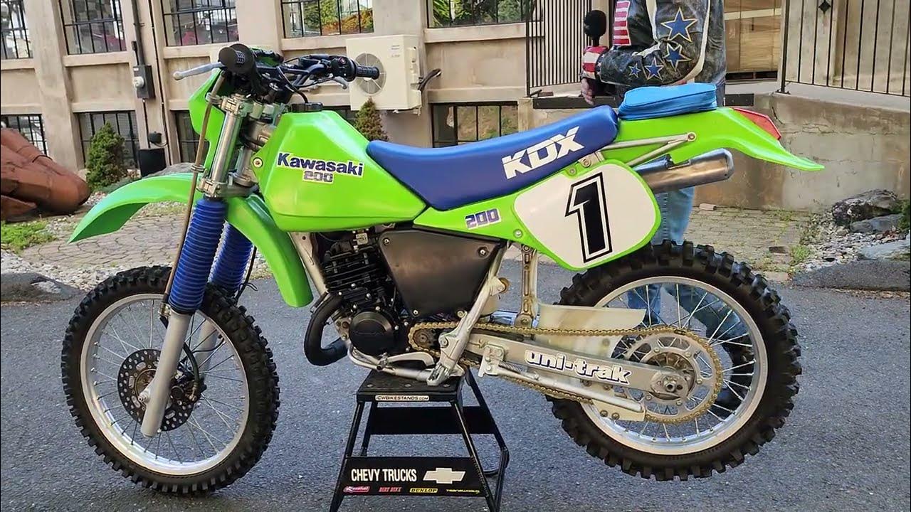 MINT 1987 Kawasaki KDX200 C - YouTube