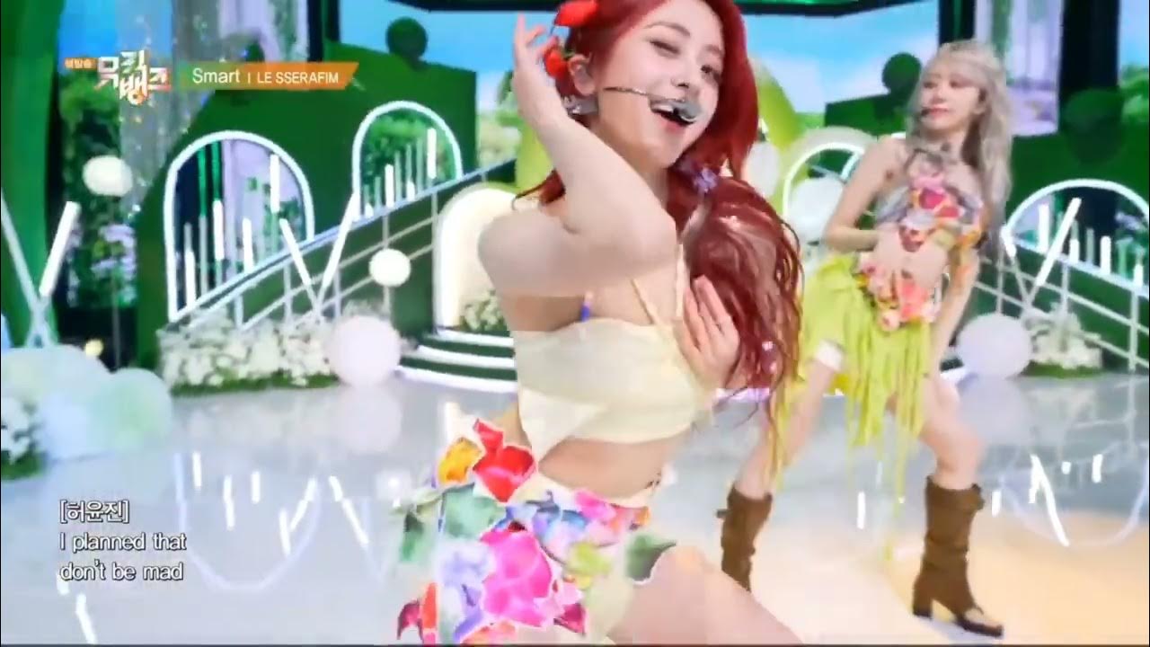 Smart - LE SSERAFIM [Music Bank] KBS WORLD TV 240308 MR REMOVED - YouTube