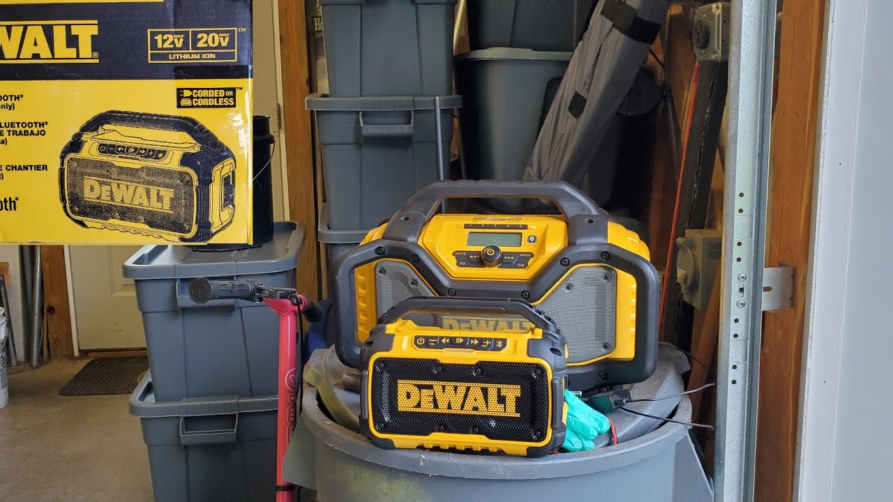 Dewalt DCR010 Bluetooth Speaker Review it is Awesome By KVUSMC - YouTube