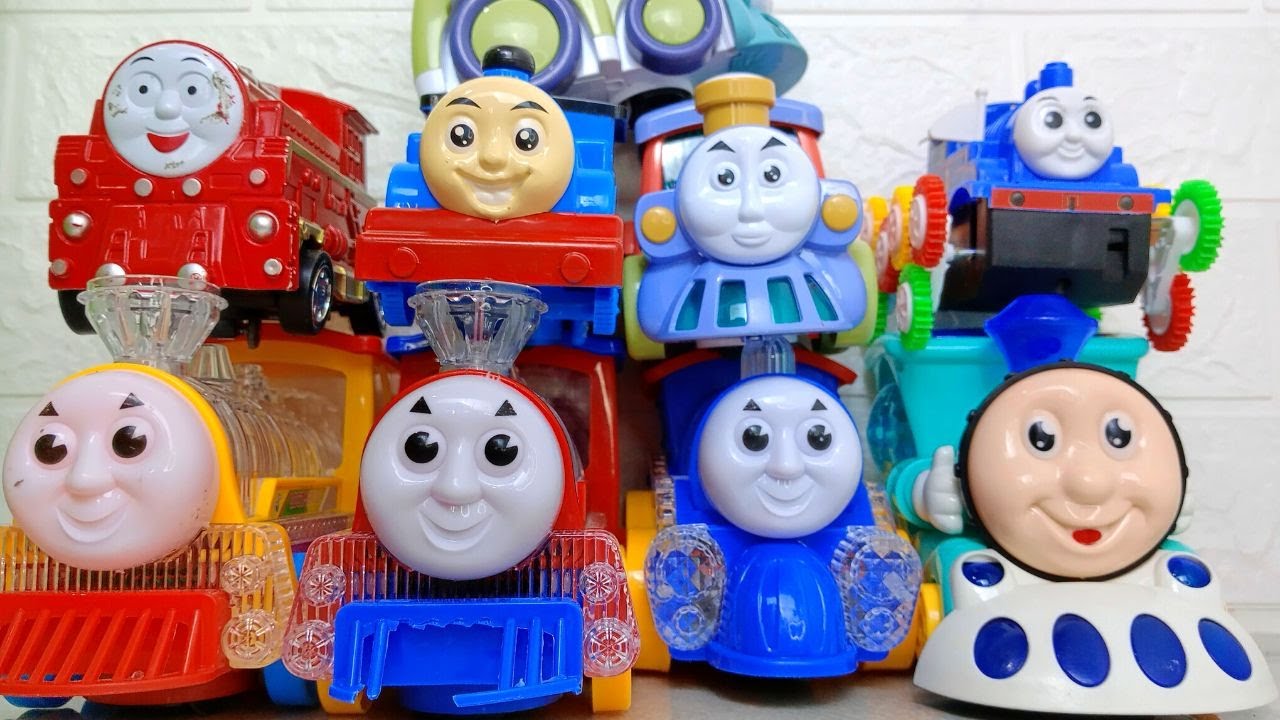 Thomas And Friends, Bus Tayo, Thomas Jumping, Robot Thomas | Review ...