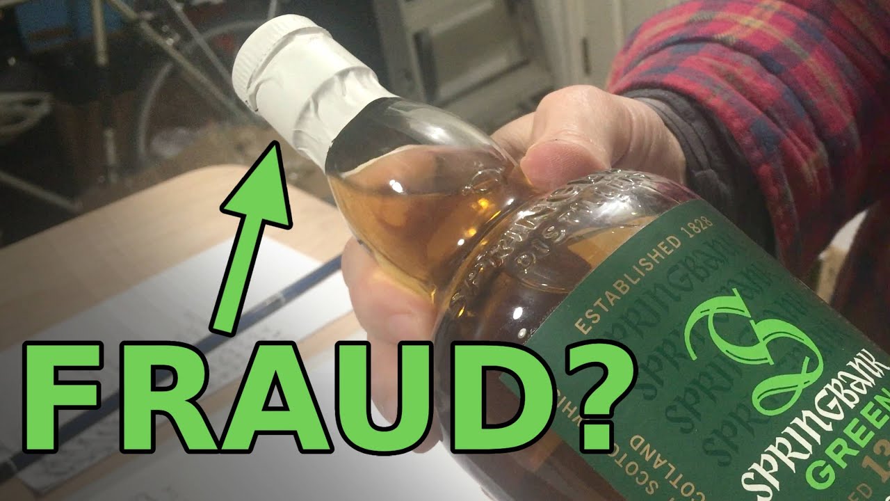Whisky Bottle Fraud? - YouTube