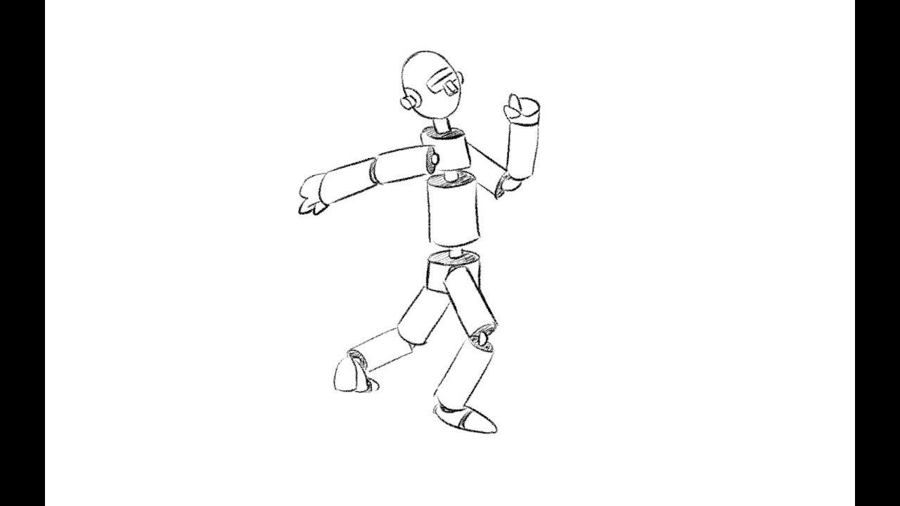 Ciclo de marcha de un robot destartalado - Rickety robot walk cycle ...