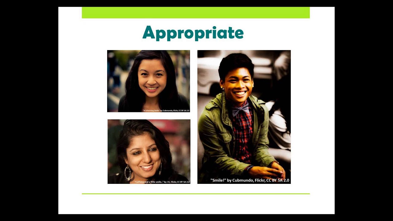 Appropriate vs Inappropriate Photographs for Profiles - YouTube