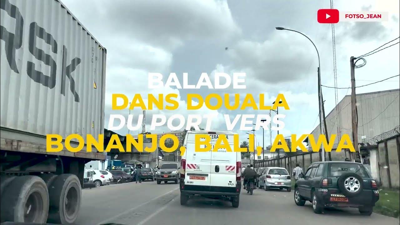 Cameroun balade dans Douala du Port vers Bonanjo, Bali, Akwa - YouTube
