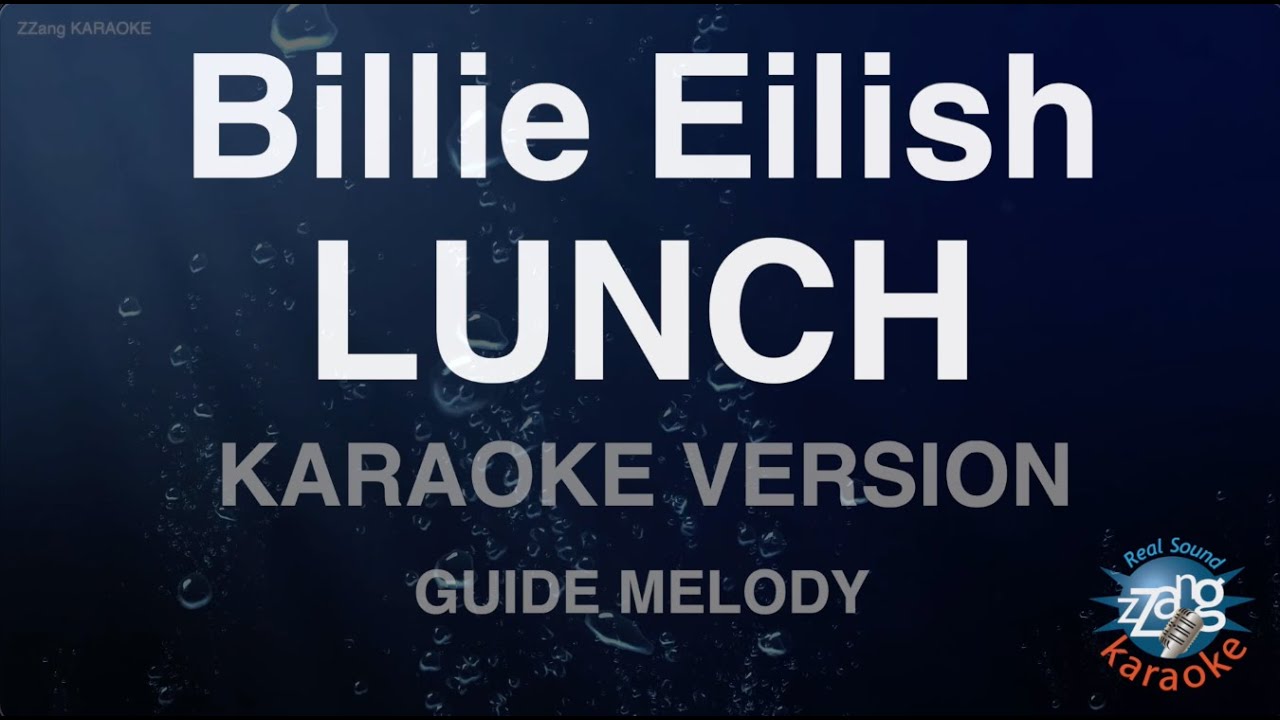 Billie Eilish-LUNCH (Melody) (Karaoke Version) - YouTube
