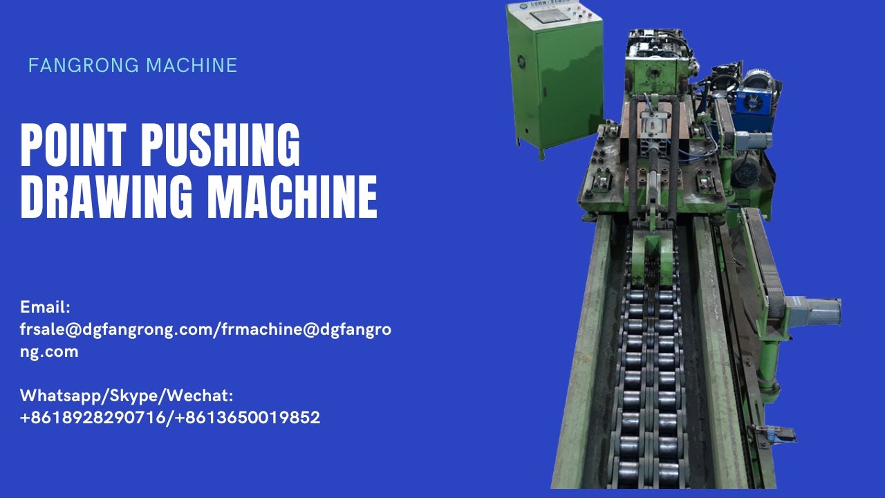 Point Pushing Drawing Machine / Copper Wire Drawing Machine / Cold ...