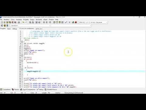 programma in c con while e if - YouTube