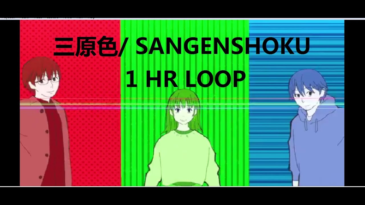 YOASOBI - Sangenshoku/ RGB (三原色) Full Version 1 HR LOOP! - YouTube