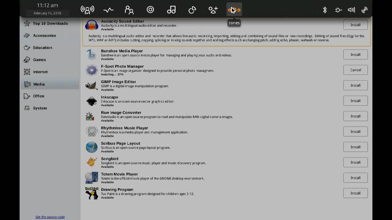 Moblin Linux 2.1 Overview - YouTube