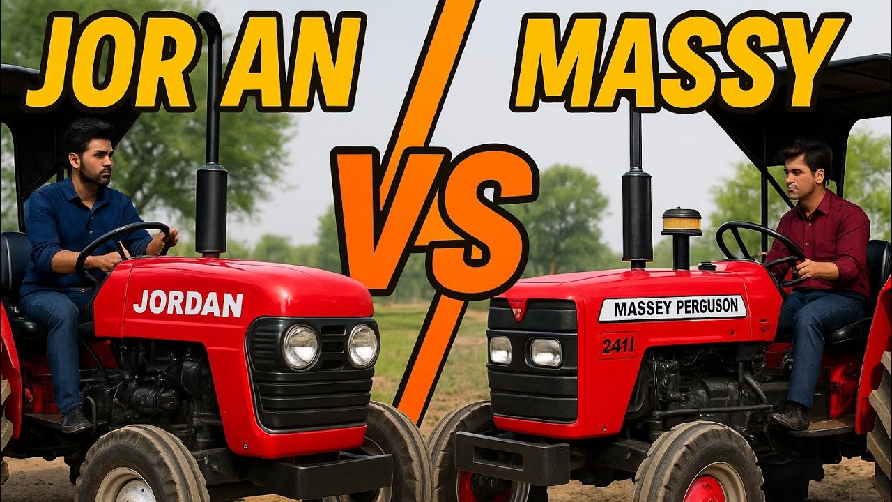 " Jordan vs massy tractor 🔥 l kaun Hai Desi power ka king ? 🚜💪 - YouTube