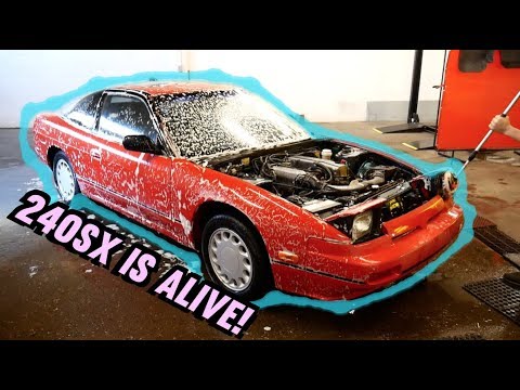 THE RED 240SX IS BACK!!! (Finally Running) - YouTube