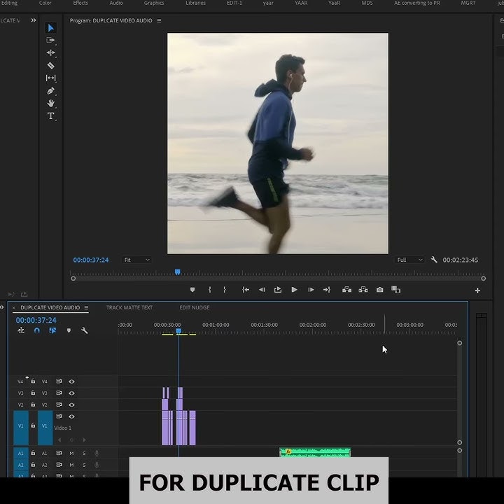 NO COPY PASTE | DUPLICATE CLIP | ADOBE PREMIERE PRO | #shorts - YouTube