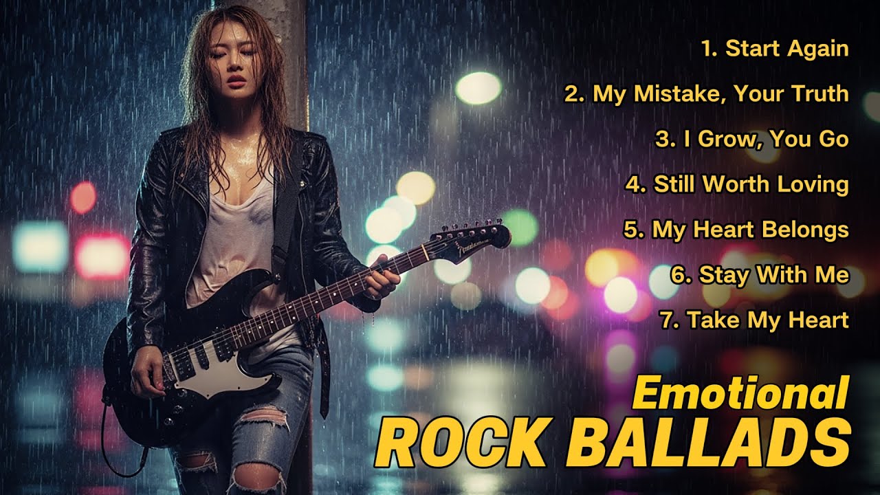 You Left Me When I Loved You Most 💔 | START AGAIN – Emotional Rock Ballads - YouTube