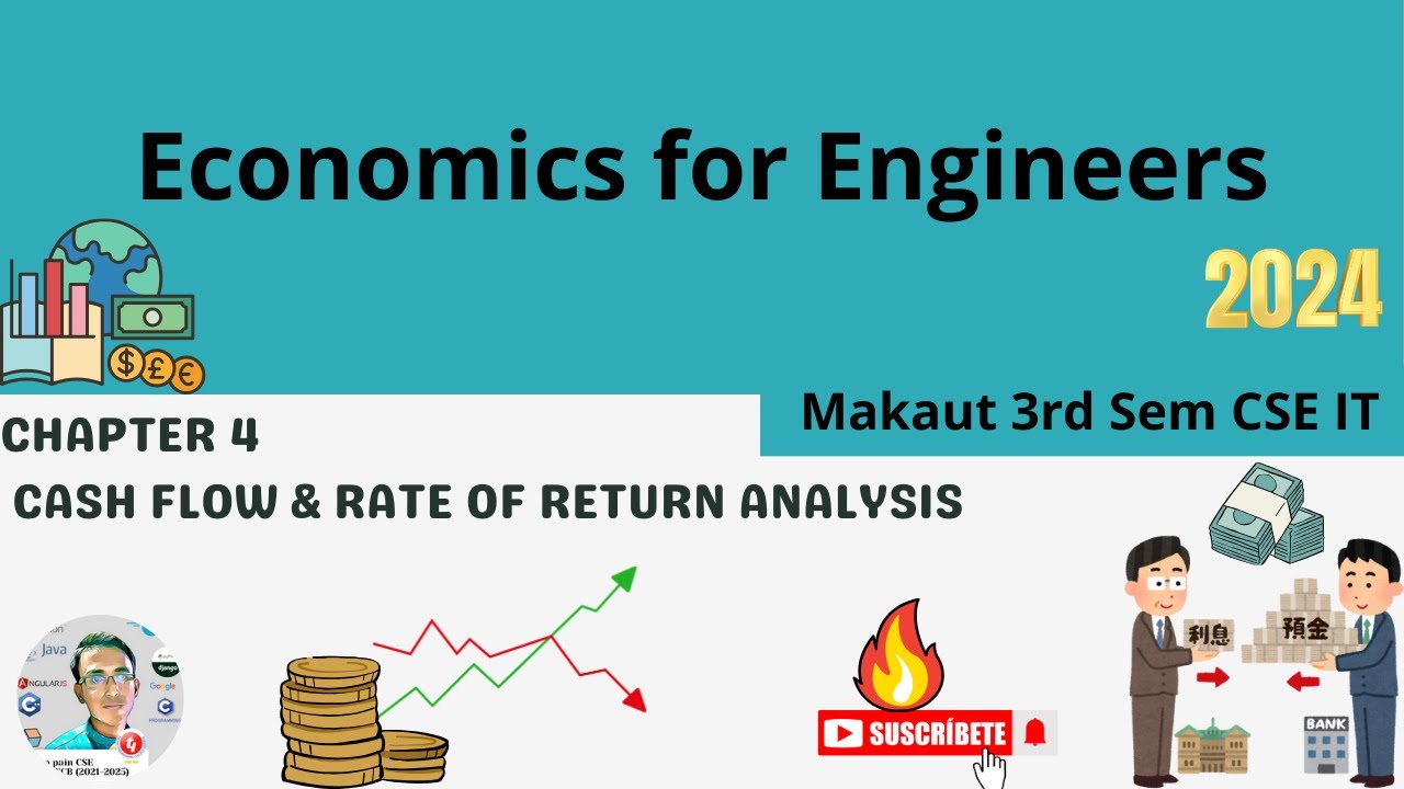 Unit 4: Cash Flow & Rate of Return Analysis ️Economics for Engineers # ...