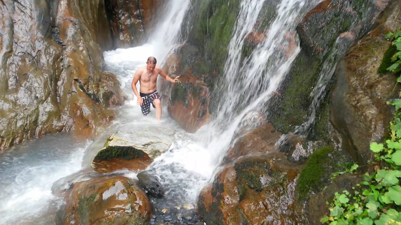 Tushetia waterfall - YouTube