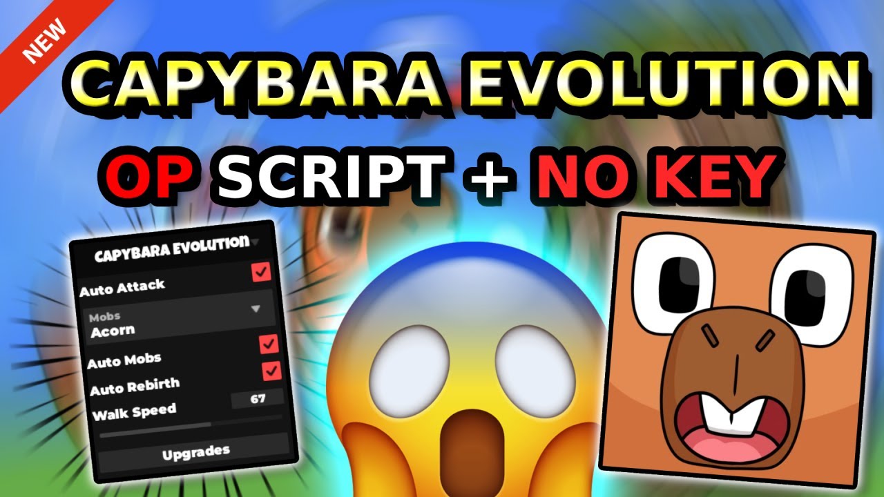 *NEW* Capybara Evolution OP Script ( AUTO ATTACK , AUTO MOBS , INF WINS ...