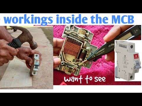 mcb inside view||what is inside a MCB/miniature circuit breaker| how ...
