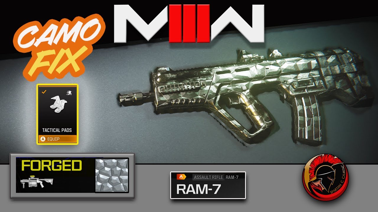 COD MW3 How To Unlock Forged Camo For RAM-7 (Not Working?? - BUGGED ...