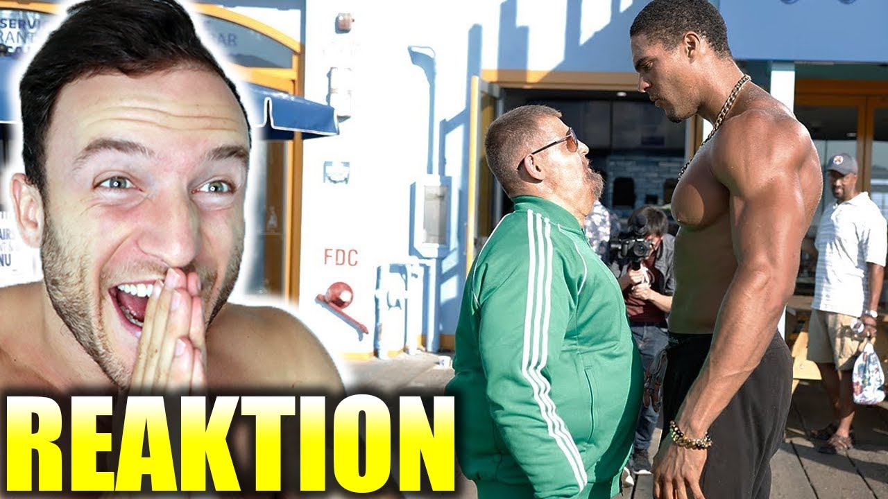 Sascha Huber reagiert auf dicker Mann vs Bodybuilder! - YouTube