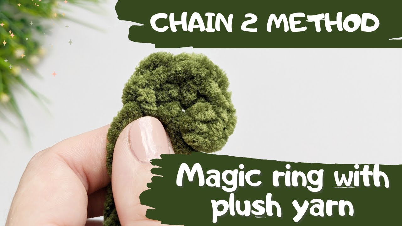 Crochet Chain 2 Method, alternative to the Magic ring / circle - YouTube