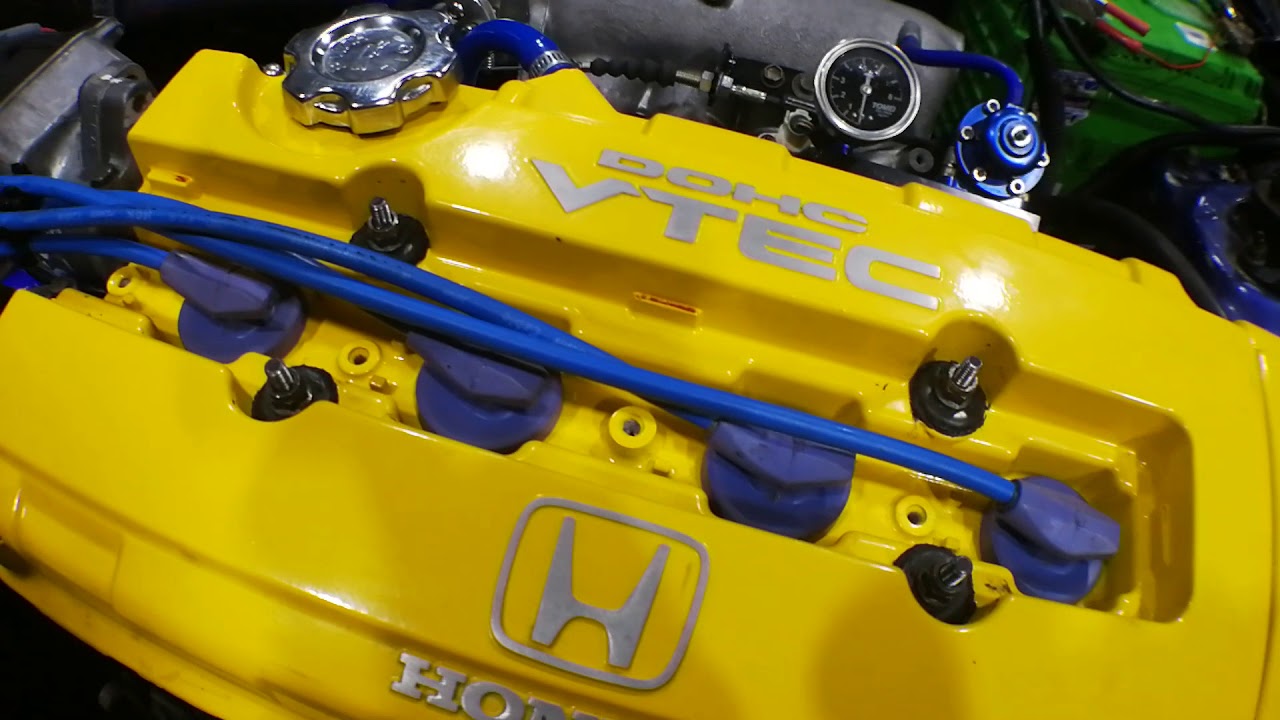 Honda EG B16A engine P30 OBD1 tuning By iTemshop chiangmai - YouTube