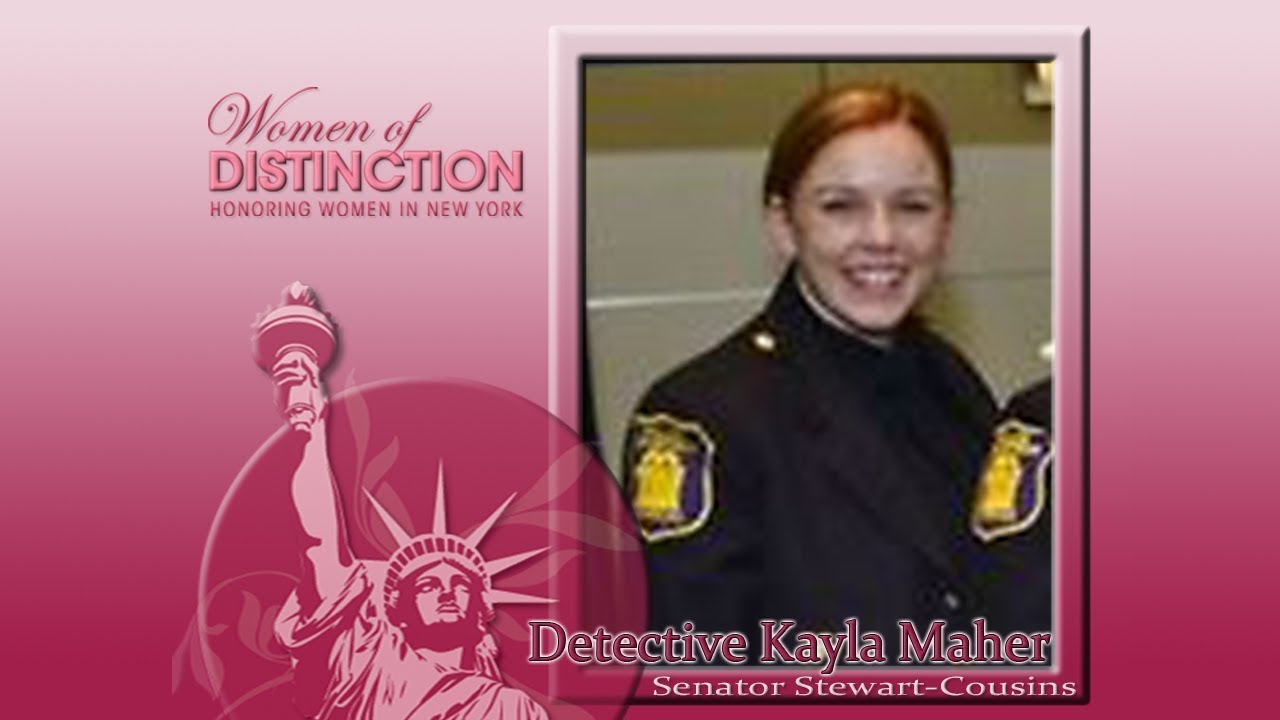 Kayla Maher - Senator Stewart-Cousins' 2018 Woman of Distinction - YouTube