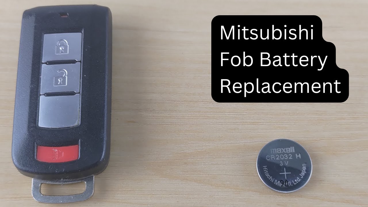 How To Replace or Change Mitsubishi Mirage G4 Remote Key Fob Battery ...