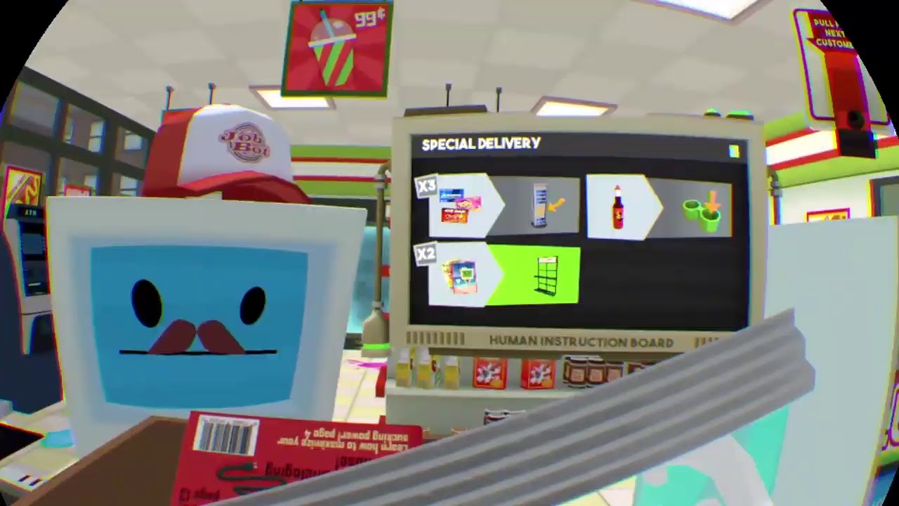 Playing ps4 VR ... Jobs Simulator - YouTube