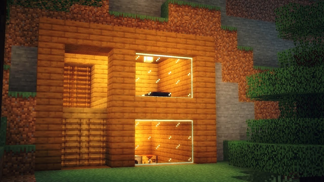 Minecraft Modern Bunker Shelter Building Session [Uncut, No Commentary ...