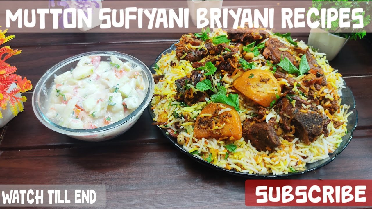 Mutton sufiyani Briyani recipes | Mutton sufiyani Red ♥️ Briyani | Best ...