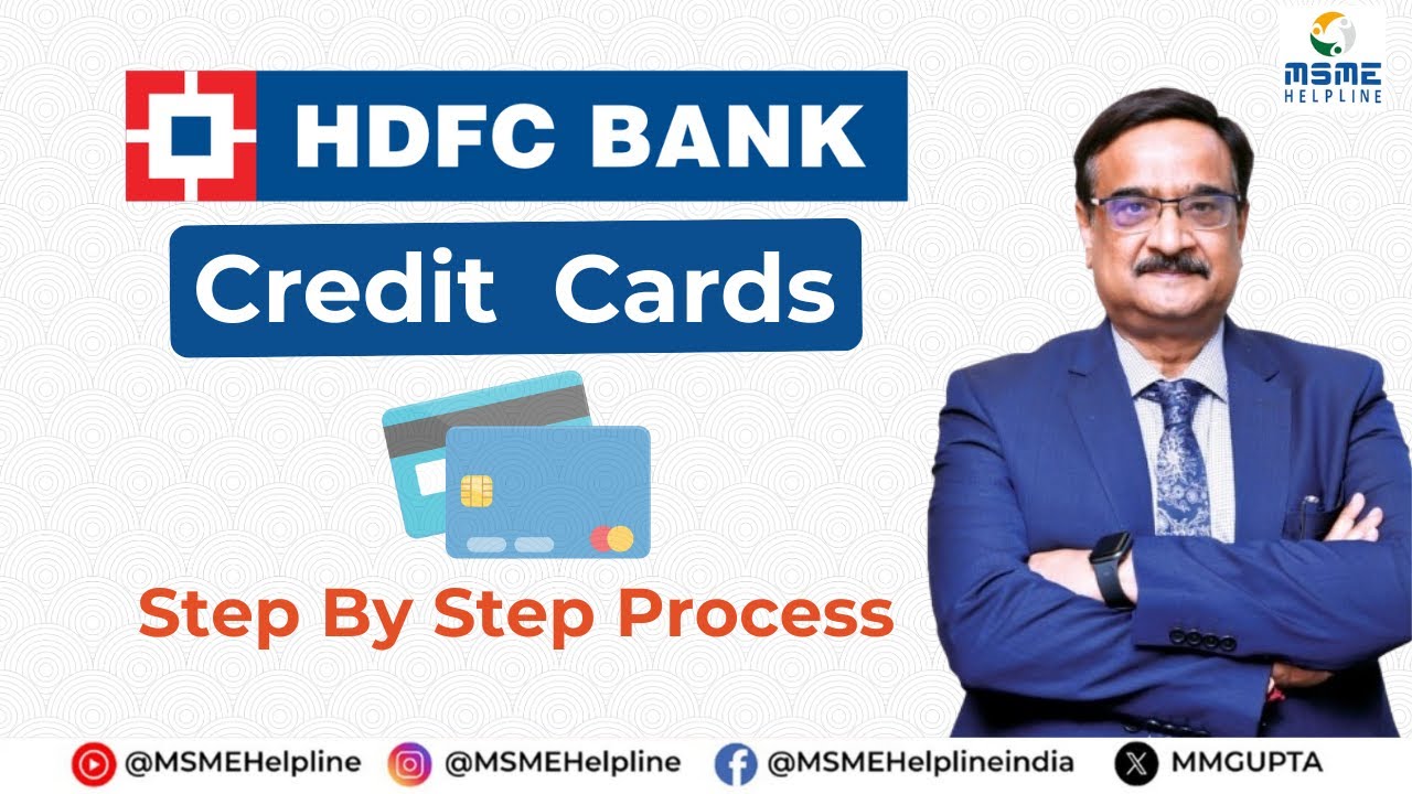 HDFC Credit Card – Step by Step Application Process | Eligibility ...