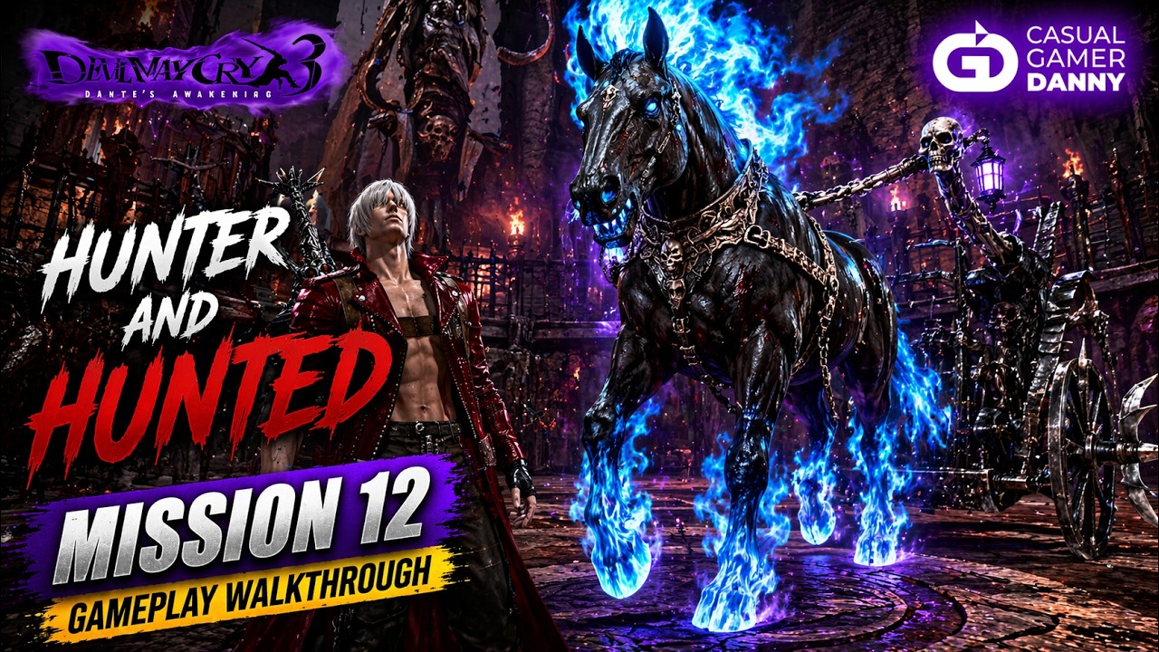 Devil May Cry 3: SE - Mission 12: Hunter and Hunted - Full Game ...