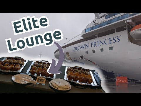 Platinum and Elite Lounge Food | Crown Princess - YouTube