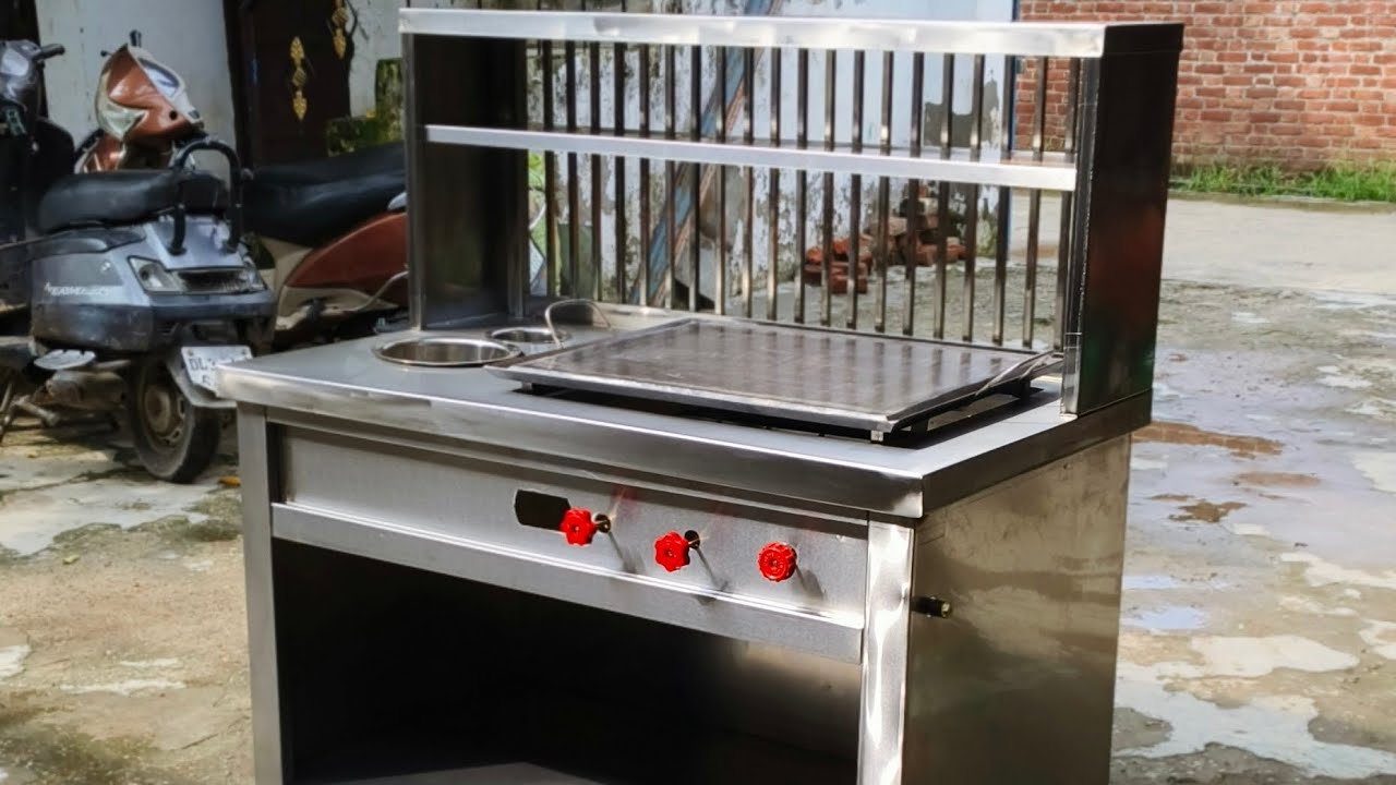 Dosa Counter || With 2 Port || Size Length 4 fit, Height 32 inch, Width ...